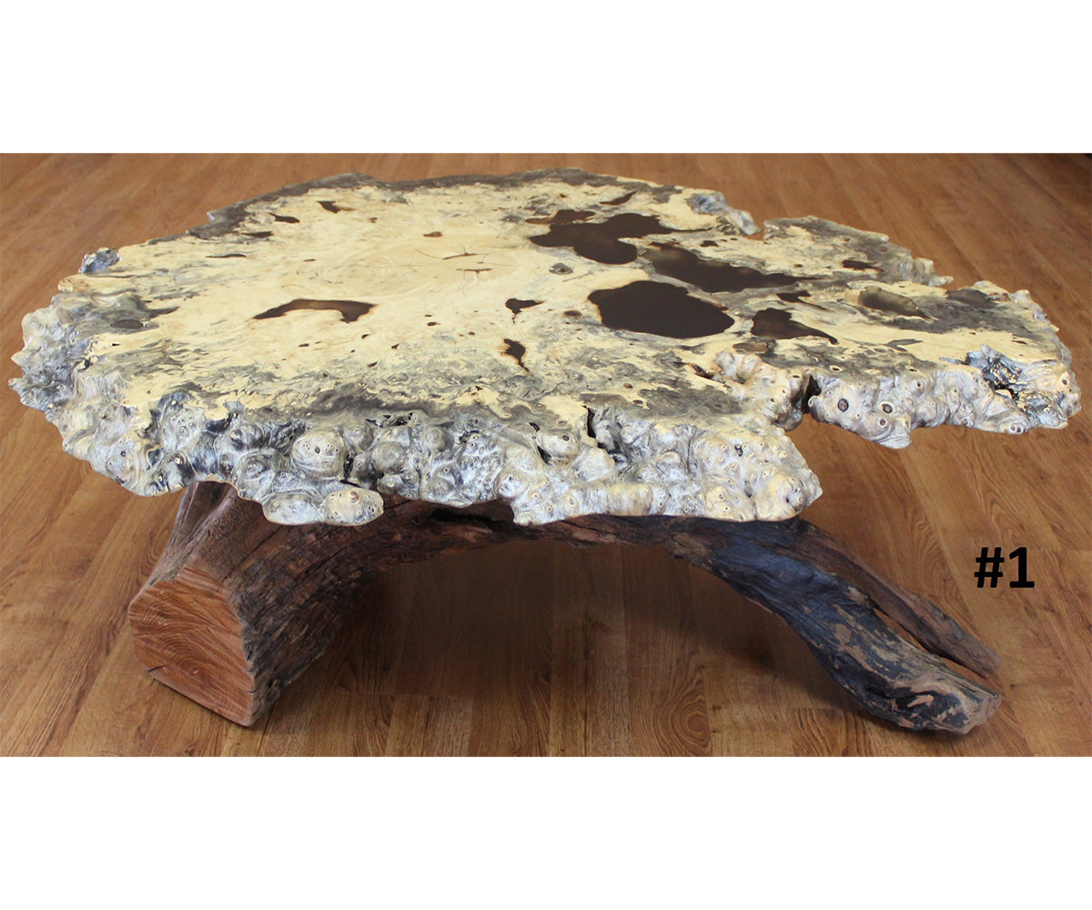 Buckeye Burl Coffee Table – Chuck's Furniture