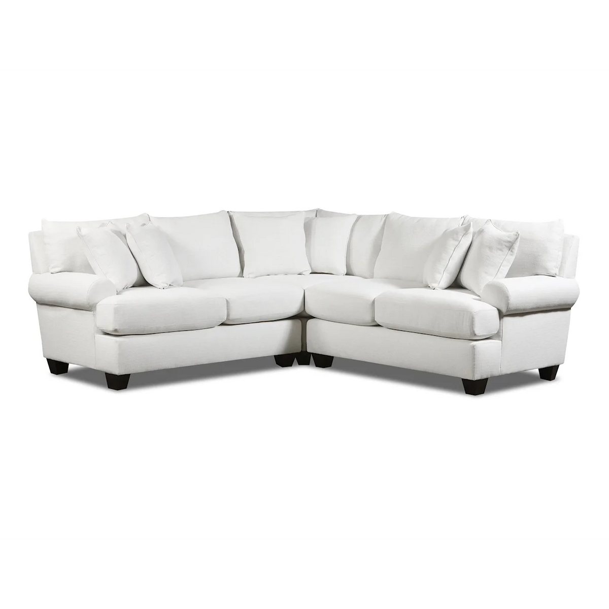 Rolled Arm Sectional – Chuck's Furniture
